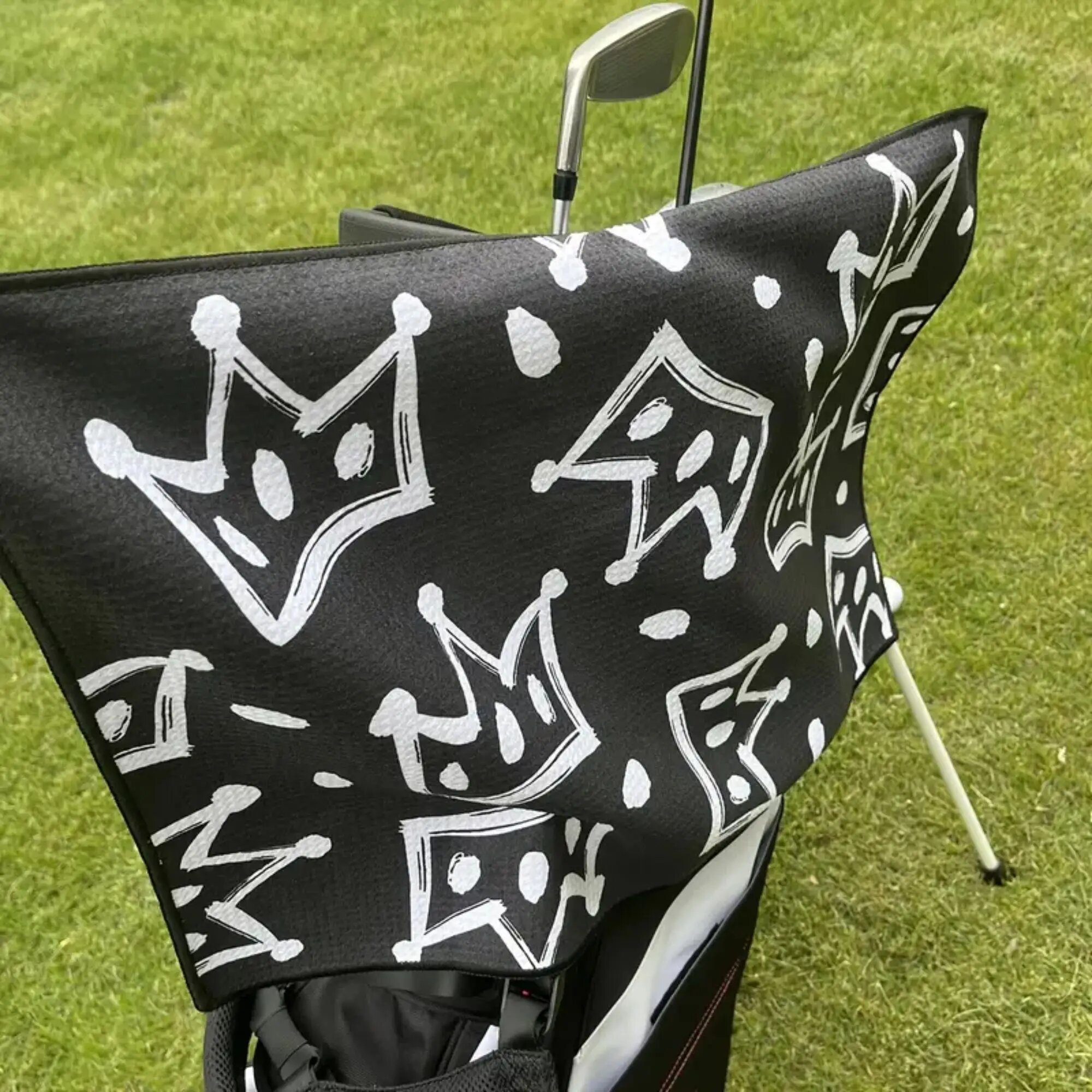Crown Полотенце для гольфа Черный, black crown towel