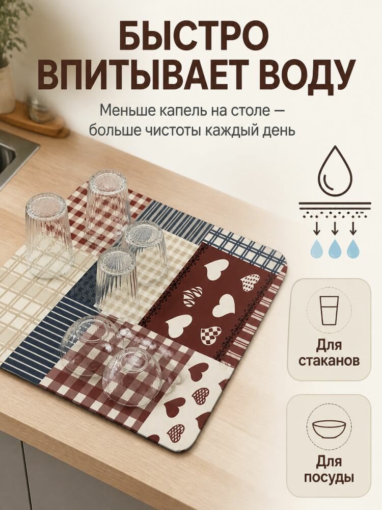 Коврик для сушки посуды — фото 1
