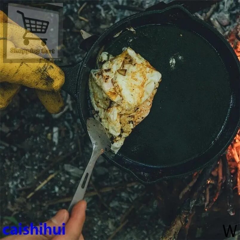 FIRE MAPLE Сковорода Чугунная 6 Дюймов 600 мл С Антипригарным Покрытием Для Кемпинга И Открытого Огня