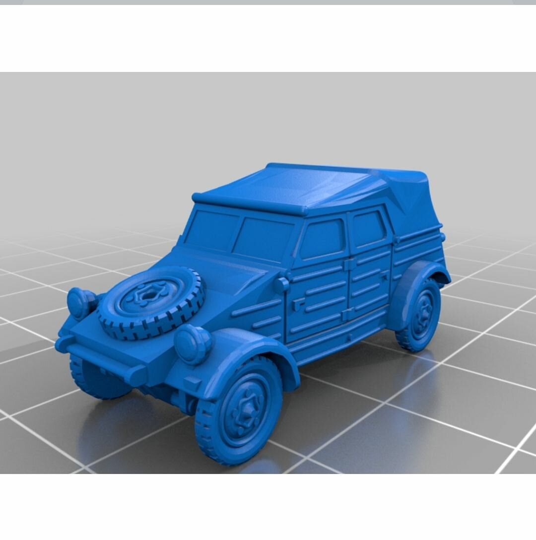Kubelwagen Top Up. Масштабная модель 1:72.