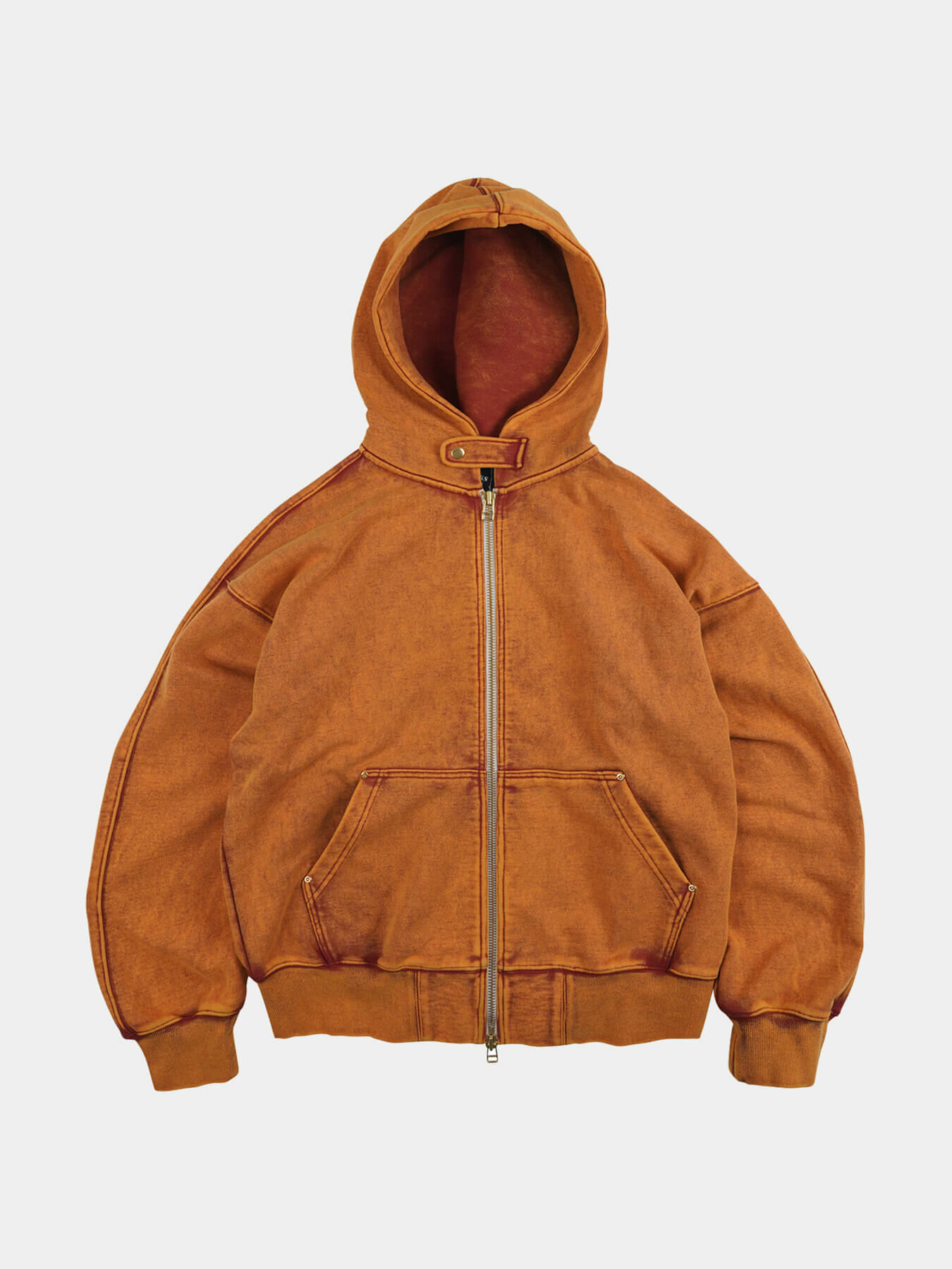 Толстовка VINTAGE DYEING ZIP UP PARKA