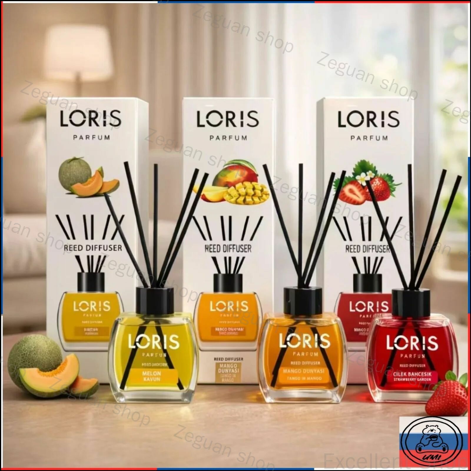 Ароматический диффузор LORIS PARFUM с ароматом "Танго-Манго" 120 мл — фото 1