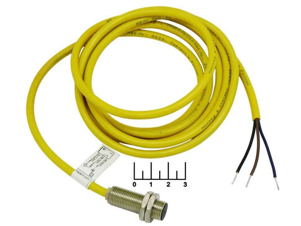 Индуктивный выключатель PS2-12M33-2B31-K 5.5.30V 250mA PNP NC (2мм встраиваемый)
