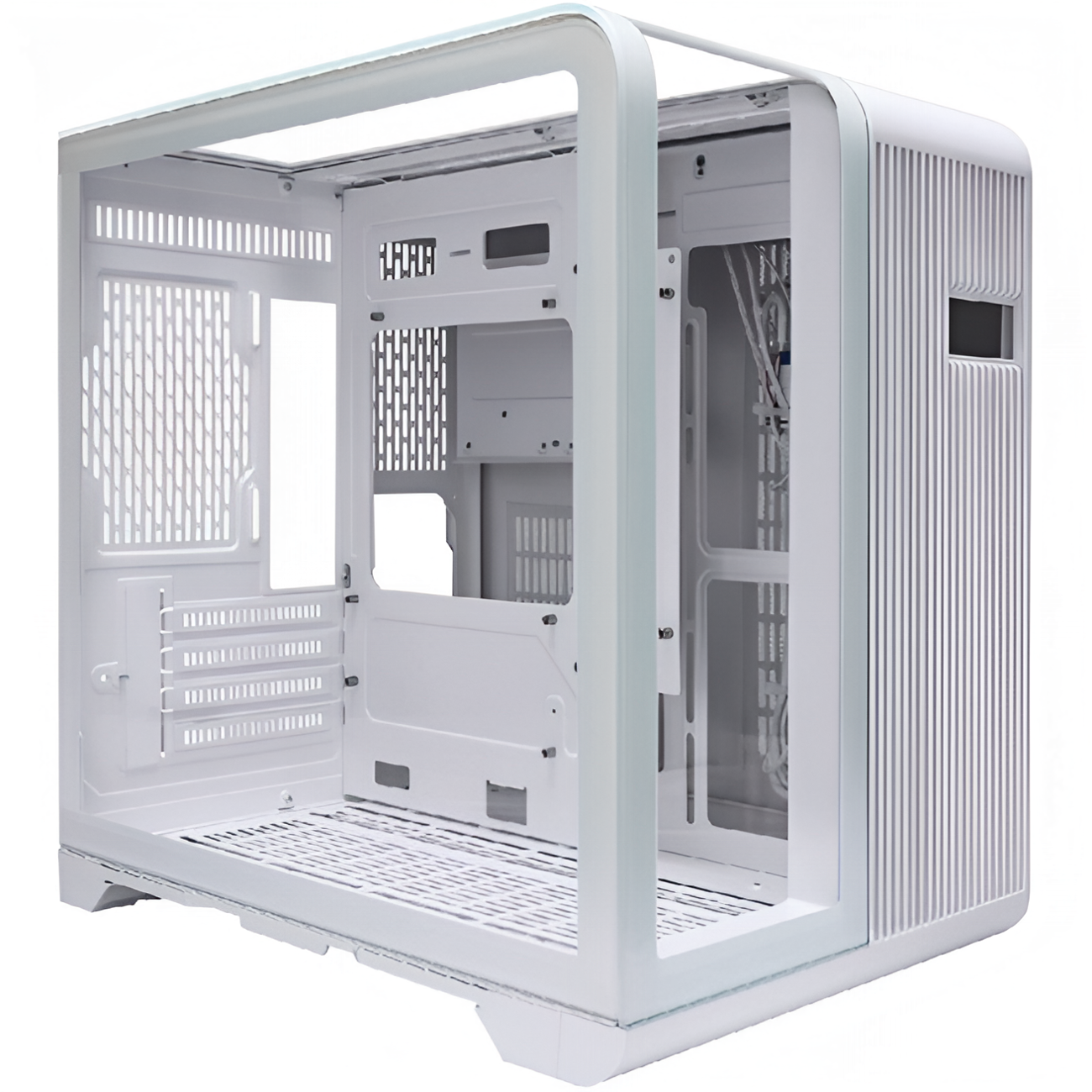 Корпус Mini-Tower 1STPLAYER RT5, ARGB, Micro-ATX, белый (RT5-WH)
