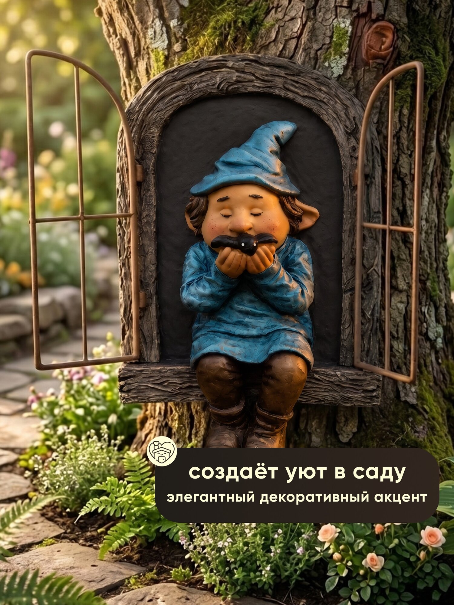 Фигурка гном садовый — фото 1