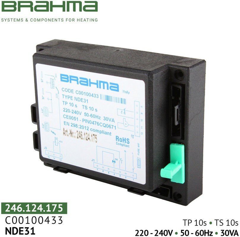 Блок управления горением Brahma серии NDE31 C00100433