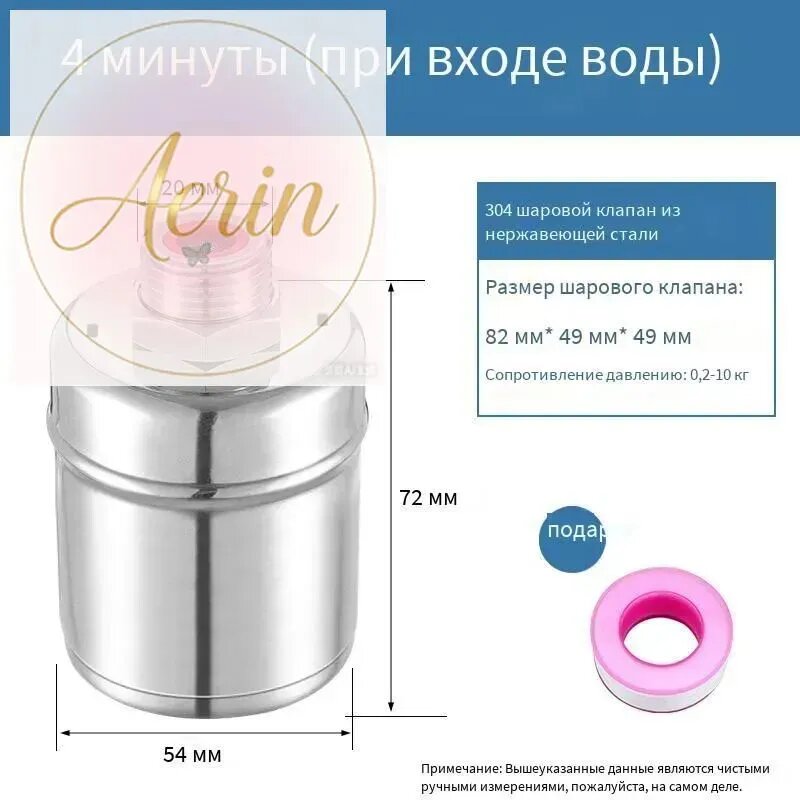 Предохранительный клапан для системы полива