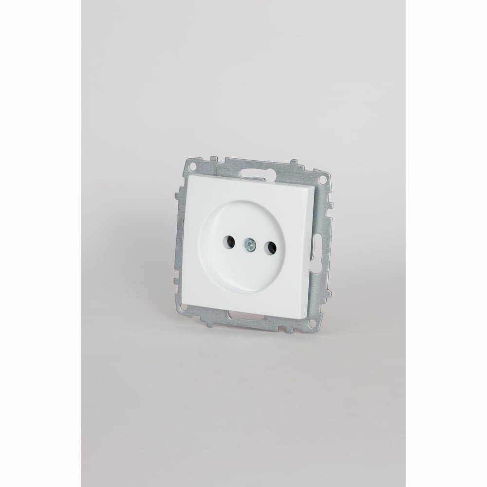 Розетка без заземления Elbi Zena Vega белоснежный M+K 609-015600-215