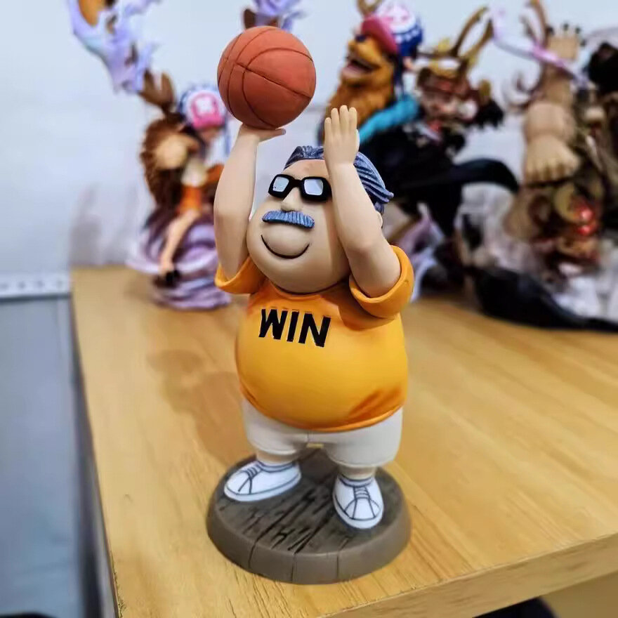 Фигурка Slam Dunk Тренер Андзай, коллекционная модель PVC, стиль чиб, на подставке