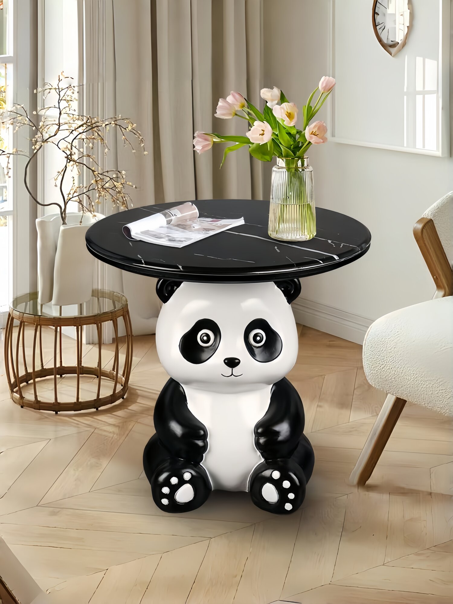 Креативный журнальный столик panda, высококачественная мебель для дома