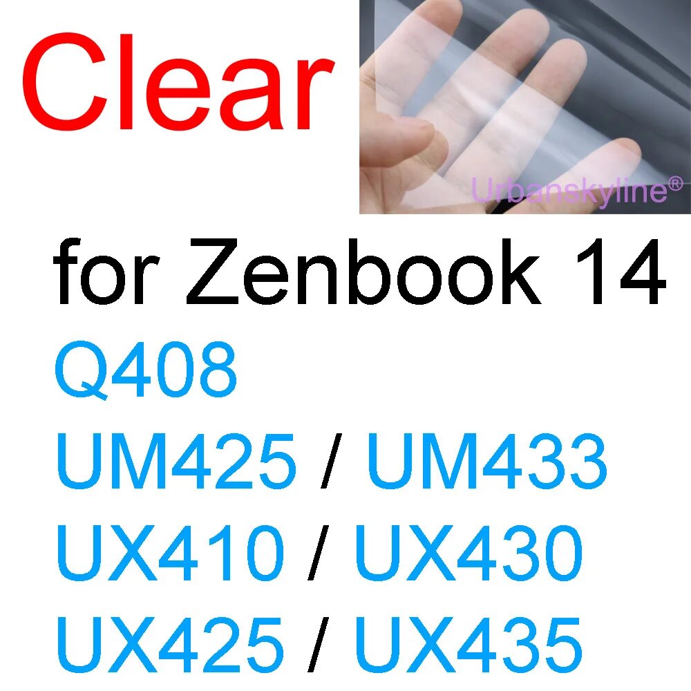Защитная пленка Clear для ASUS Zenbook 14 OLED UX3405/UM3406
