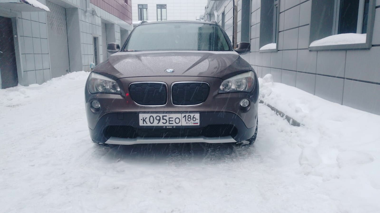 Утеплитель радиатора Экономия топлива BMW X1 (2009 -2012) (E84) БМВ