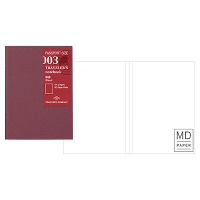 MIDORI Traveler's Notebook Passport TP003 Blank