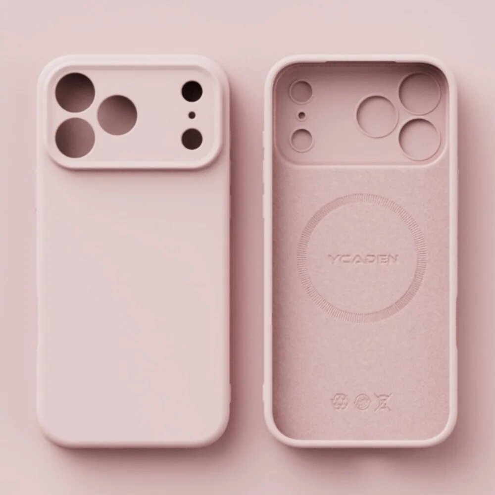 Розовый чехол на iPhone 16 Pro Max с MagSafe