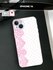 Чехол на Apple iPhone 14 / Айфон 14 с принтом Розовое кружево и горошек