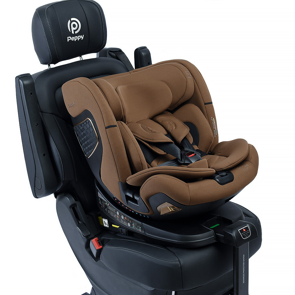 Автокресло Peppy Genius 0-36 кг I-Size 40-150 см Brownie коричневый