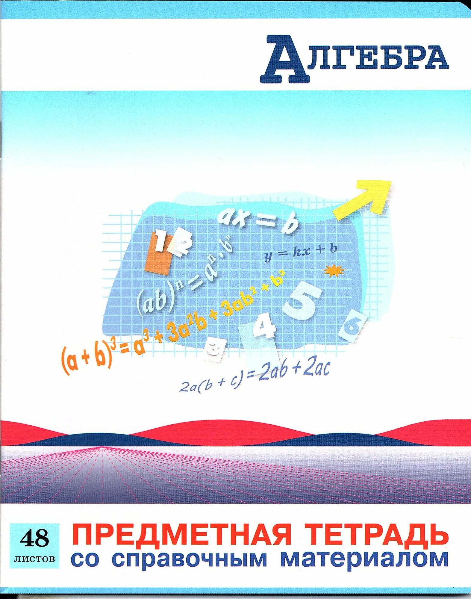 Предметная тетрадь 48 листов Алгебра (57-0270-01/23)