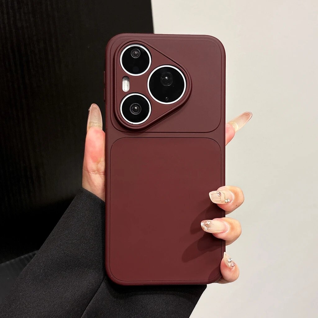 Красный матовый чехол для Huawei Pura 90 Pro Max
