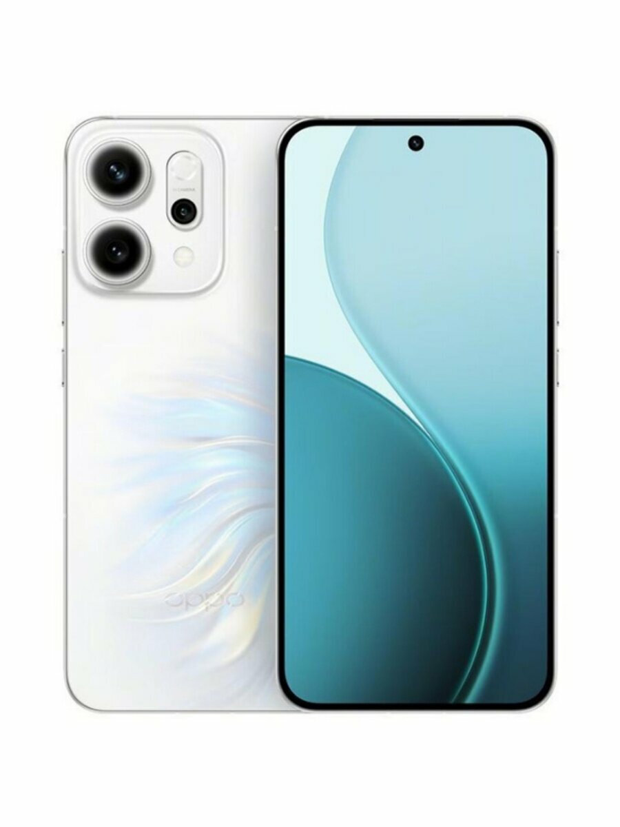 Смартфон OPPO Reno 14 5G 16/512 ГБ Белый MediaTek Dimensity 8350