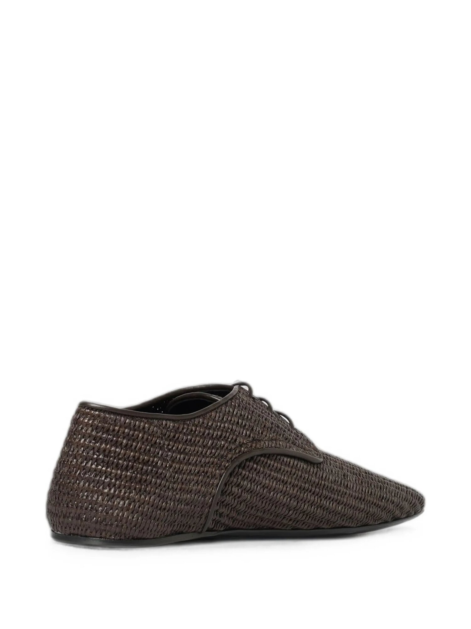 Туфли EMPORIO ARMANI Crochet raffia Derby shoes, размер 7 — фото 1
