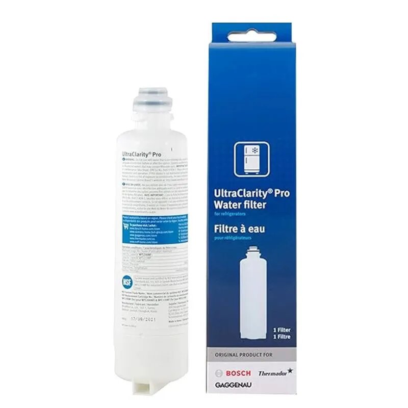 UltraClarity Pro Фильтр для воды для холодильника, ULTRA-CLARITY-PRO-BOSCH, белый