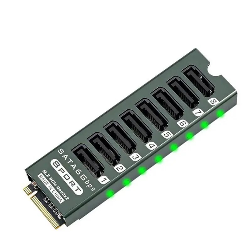 Карта расширения SATA 3.0 8 портов