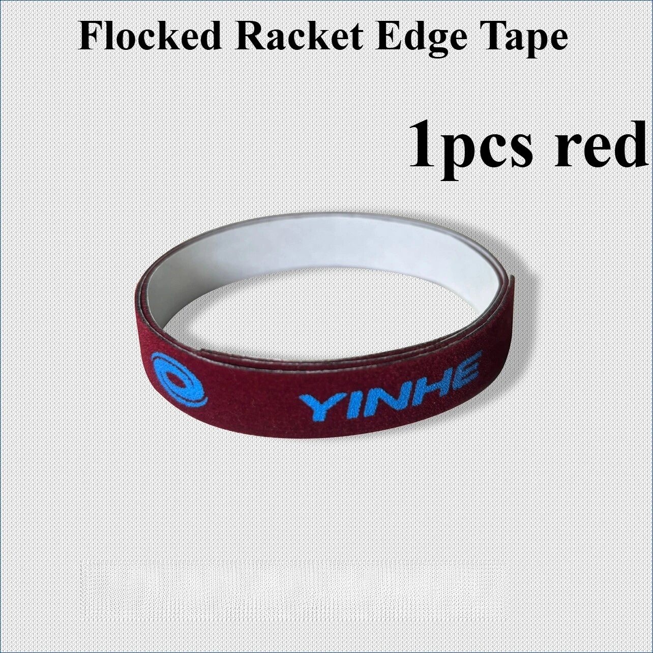 Защитная лента Yinhe для ракетки для настольного тенниса, красная 1pcs red Flocked