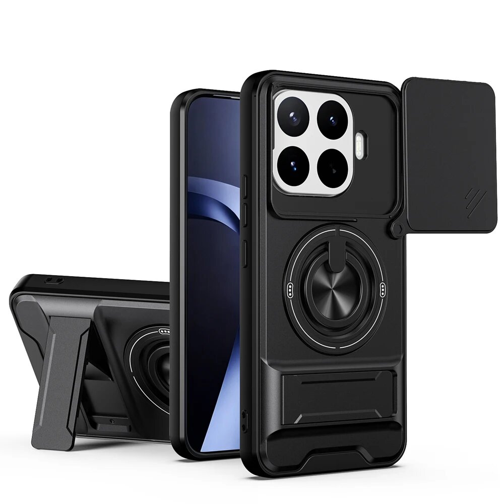 Магнитный чехол KEYSION для Xiaomi 17T 17T Pro 5G с защитой Черный, черный, for Xiaomi 17T Pro