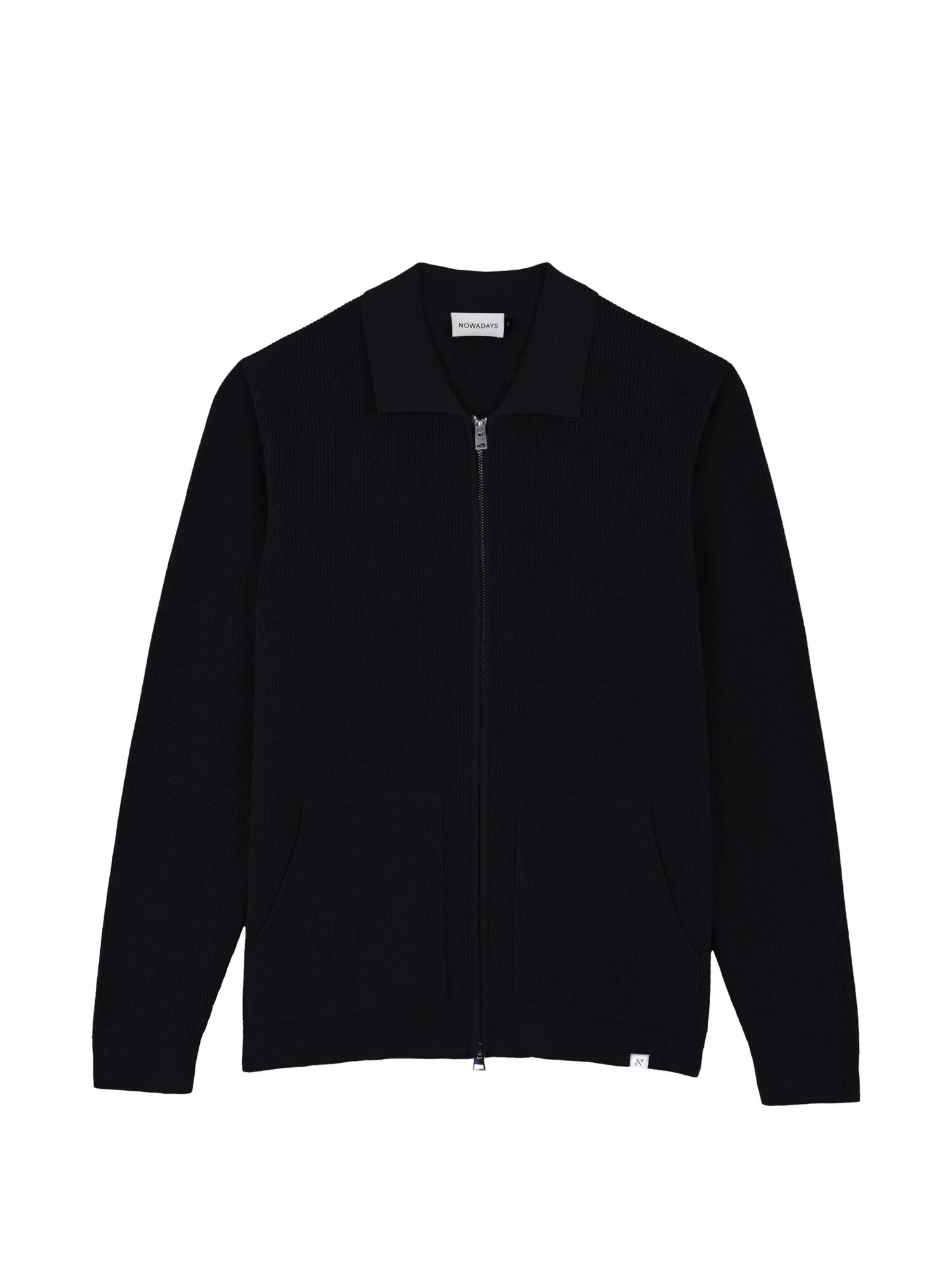 Кардиган Ribbed-knit zip-up cardigan