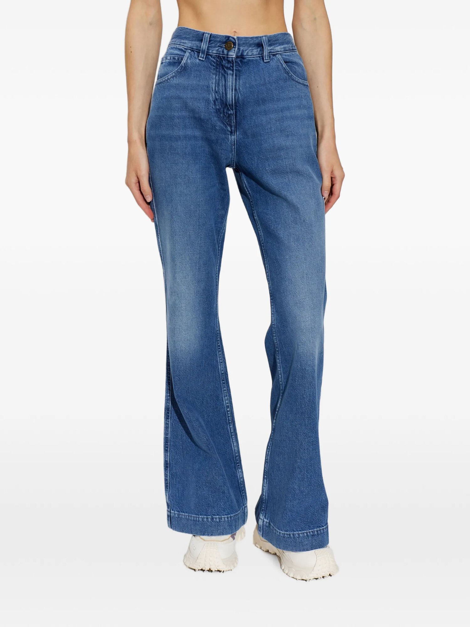 Джинсы Moncler Button-fastening jeans, размер 42, синий — фото 1