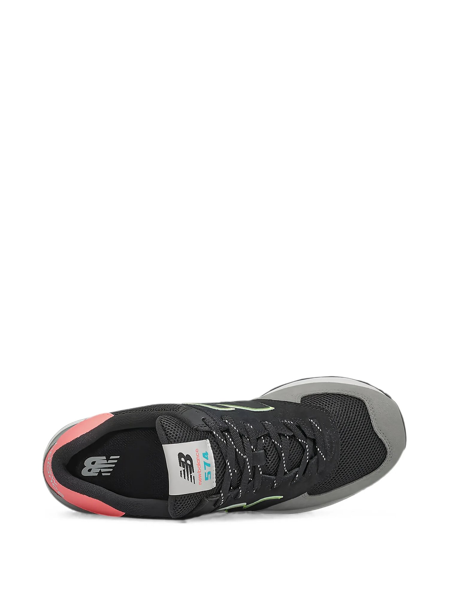 Кроссовки New Balance 574 panelled sneakers, размер 13 US, черный — фото 1