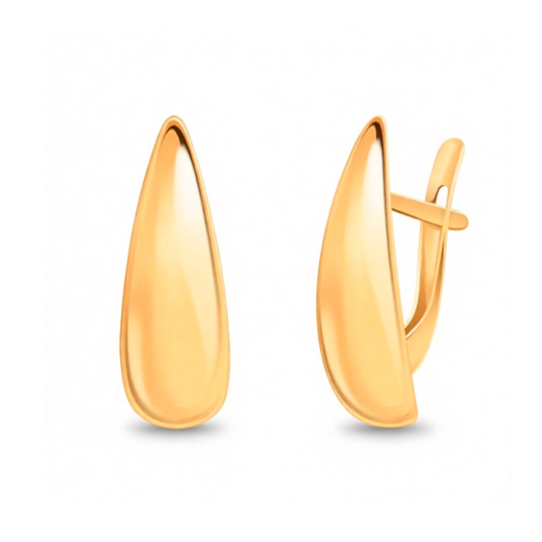 Серьги, золото, 585 проба