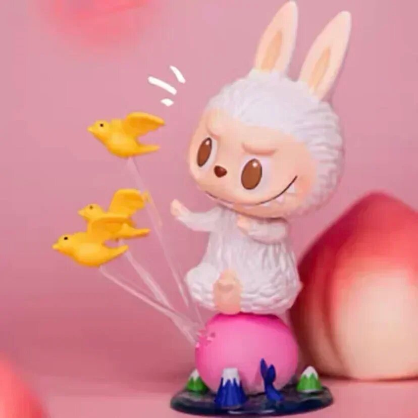 POP MART Labubu The Monsters Fruit Series фигурка Розовый, Peach