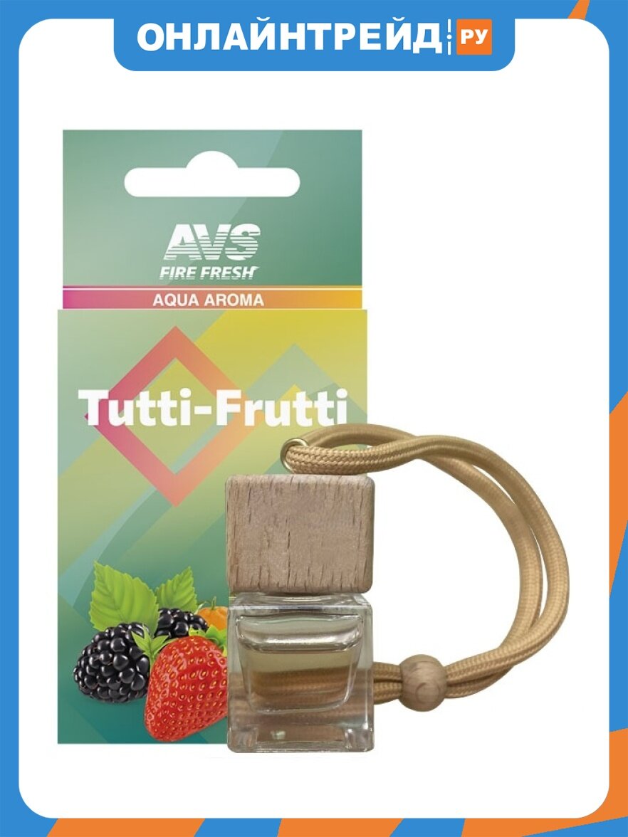 Ароматизатор Avs AQA-10 AQUA AROMA (аром. Tutti-Frutti/Тутти-Фрутти) (жидкостный)