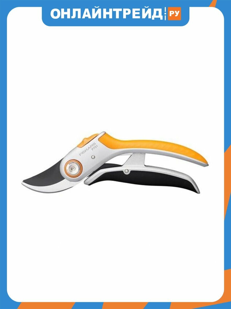 Секатор плоскостной Fiskars металлический Plus PowerLever P751 1057172