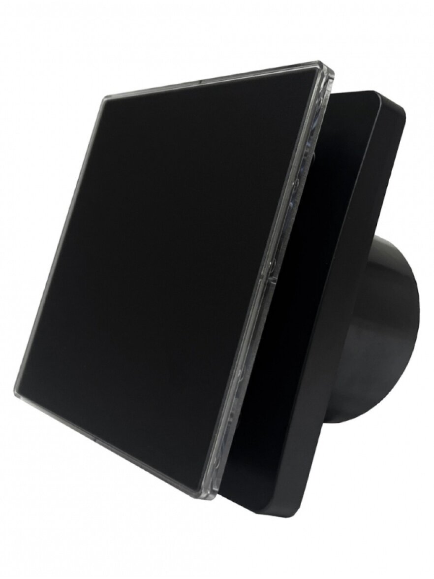 Накладной вентилятор Seicoi SNAD04-01D Matt black glass, T+H