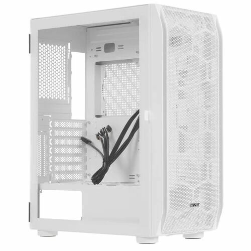 Компьютерный корпус GiNZZU GL185 (GL185) белый - Midi Tower, E-ATX, USB 2.0 Type-A, USB 3.2 Gen 1 Type-A