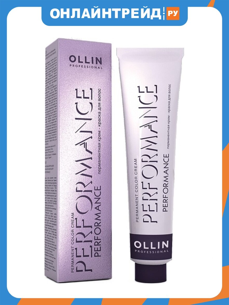 Крем-краска Ollin Professional Performance, 8/44 светло-русый интенс-медный, 60 мл