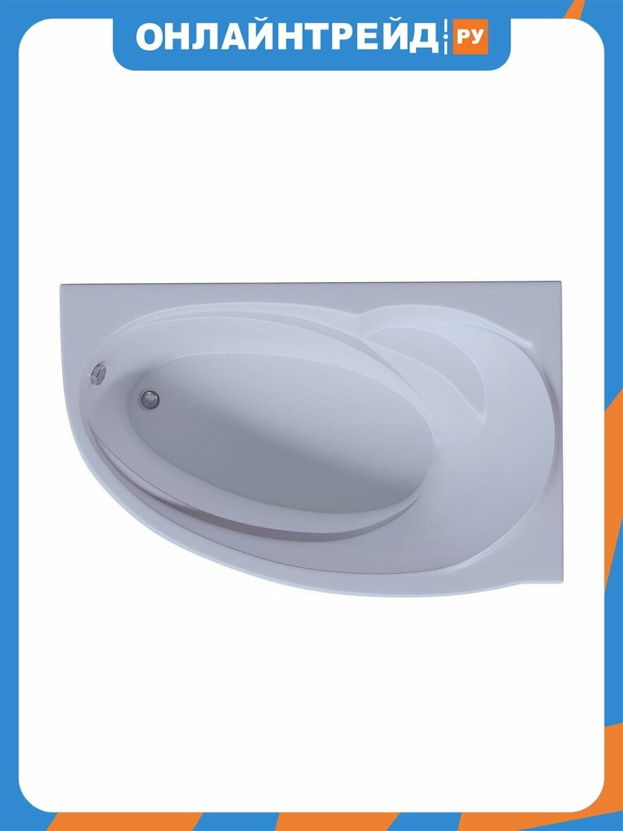 Акриловая ванна Aquatek Бетта 170x97 R BET170-0000154 без панелей, каркаса и слив-перелива