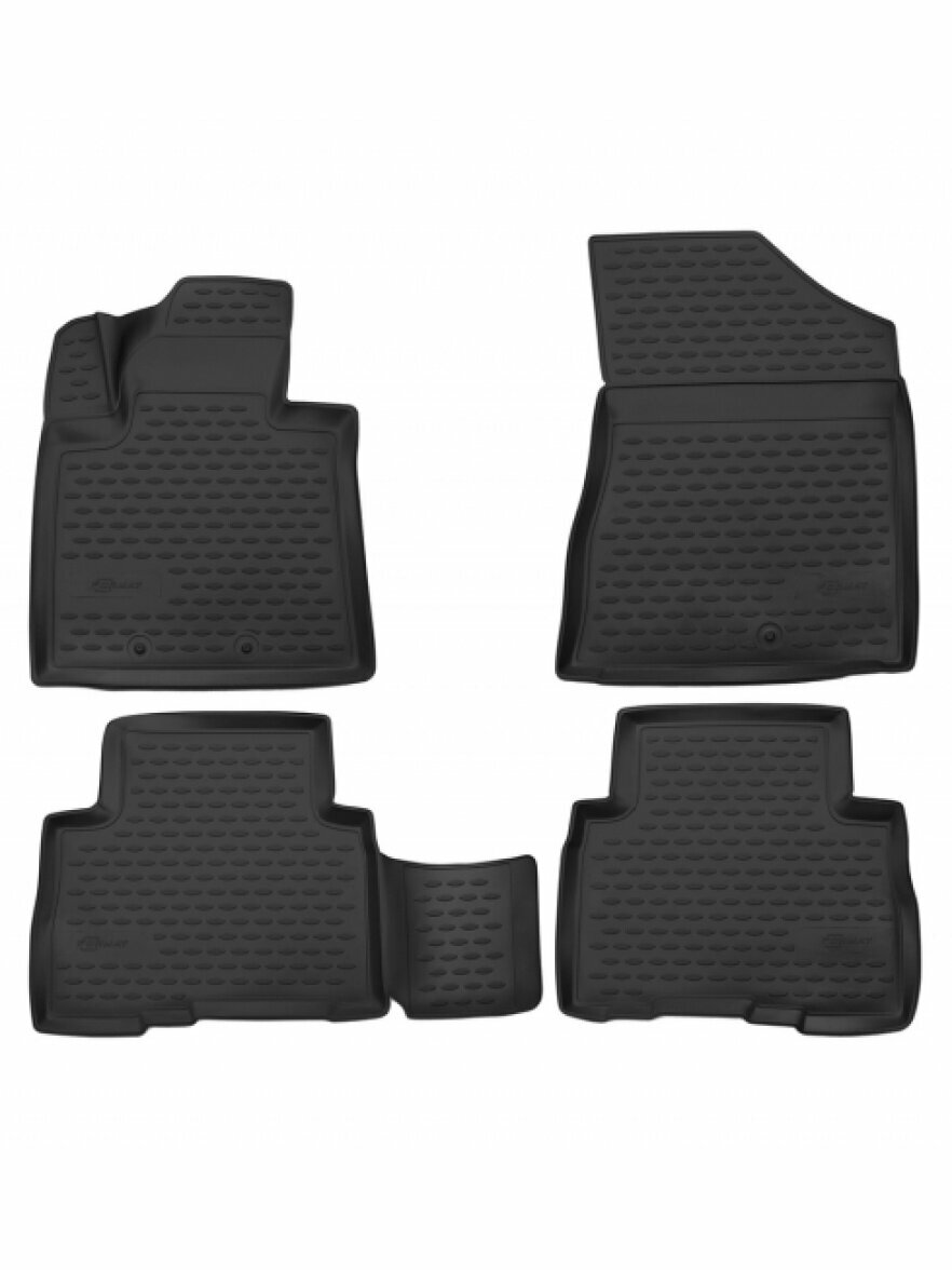 Коврики 3D в салон Format® FORMAT для KIA Sorento (2012-2015), полиуретан повышенной износостойкости (FORMAT.3D.25.46.210h)