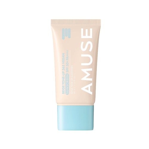 AMUSE Крем для лица солнцезащитный тонирующий SPF 50+ PA++++ Beige Tone-Up 365 Vegan Sunscreen, 40 мл