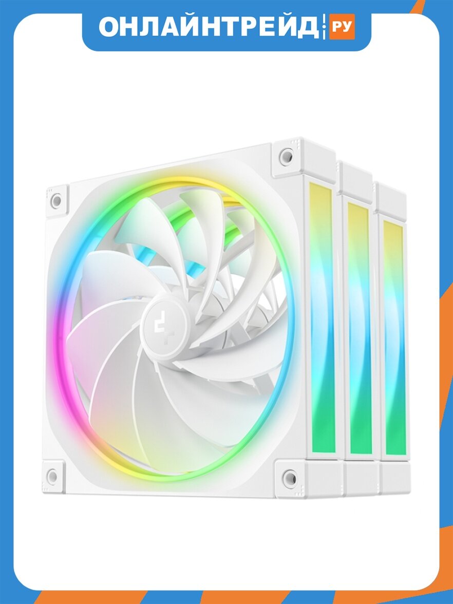 Вентиляторы для корпуса Deepcool FL14R WH 3IN1 Reverse 3шт (R-FL14R-WHAPN3-G)