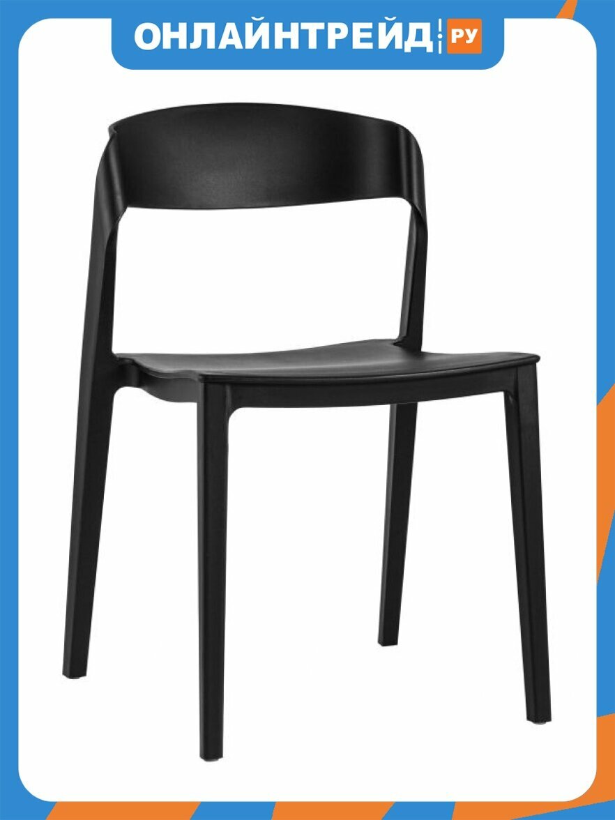 Стул Stool Group Moris, пластик черный (4 шт/уп)