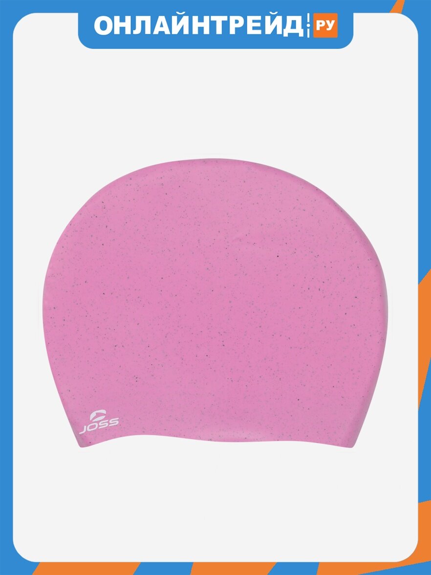 Шапочка для плавания Joss силиконовая розовый, one size, 113436JSS-80