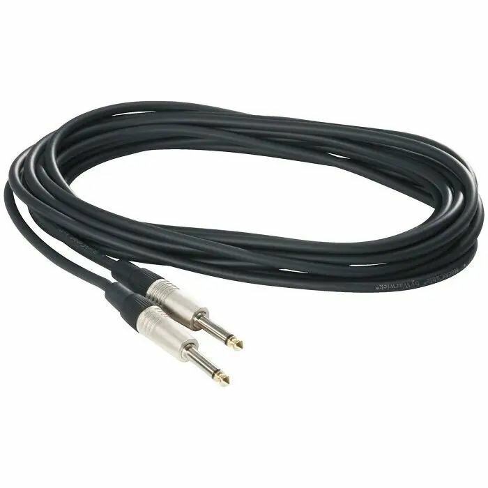 Инструментальный кабель Rockcable RCL 30206 D6 Jack 6.3 (M) Jack 6.3 (M), 6 м