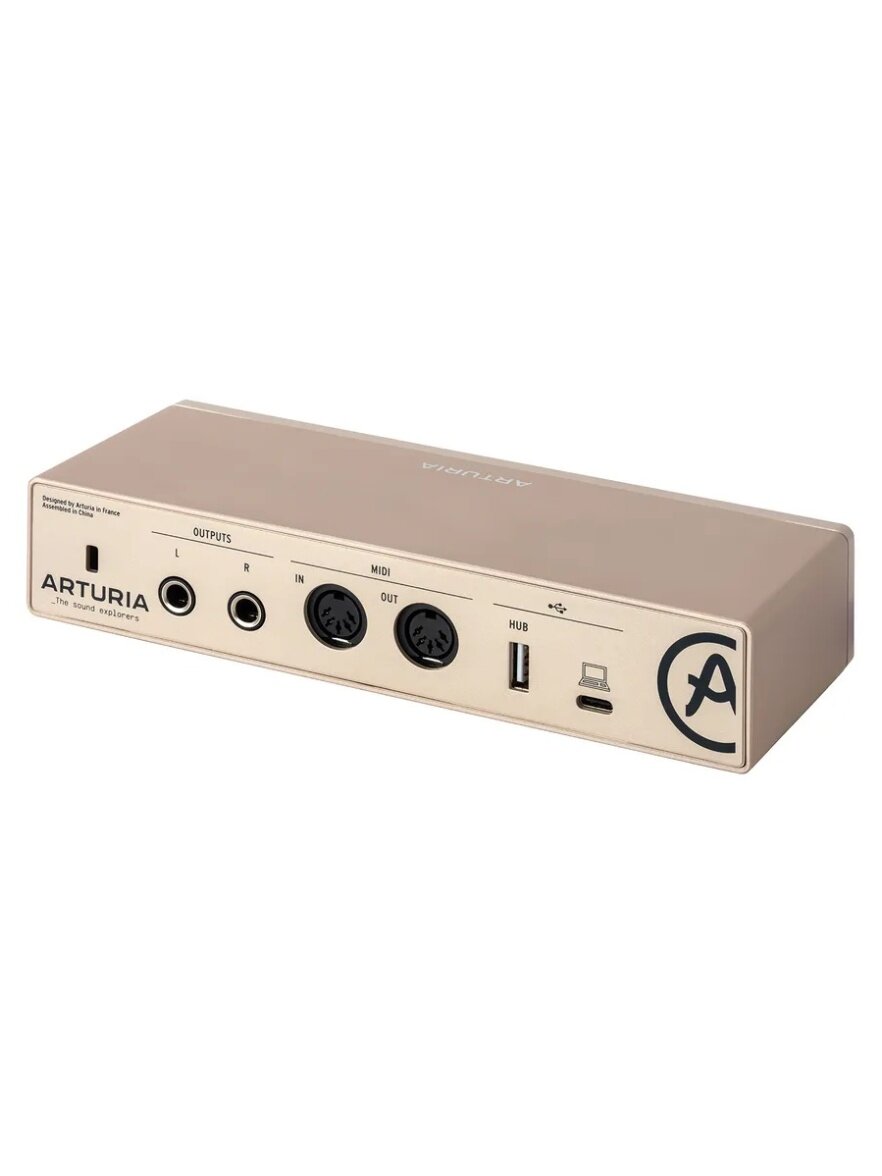 Аудиоинтерфейс Arturia USB MiniFuse 2 Champagne — фото 1