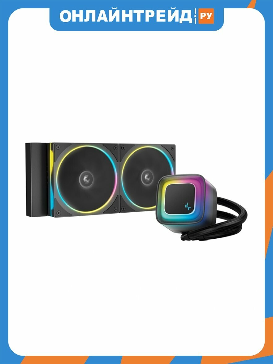 СВО для процессора Deepcool LE240 PRO (R-LE240PRO-BKAMMC-G-1)