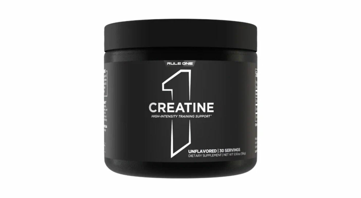 Rule One (R1), Creatine monohydrate, Креатин моногидрат, 30 порций, 156 гр. нейтральный вкус