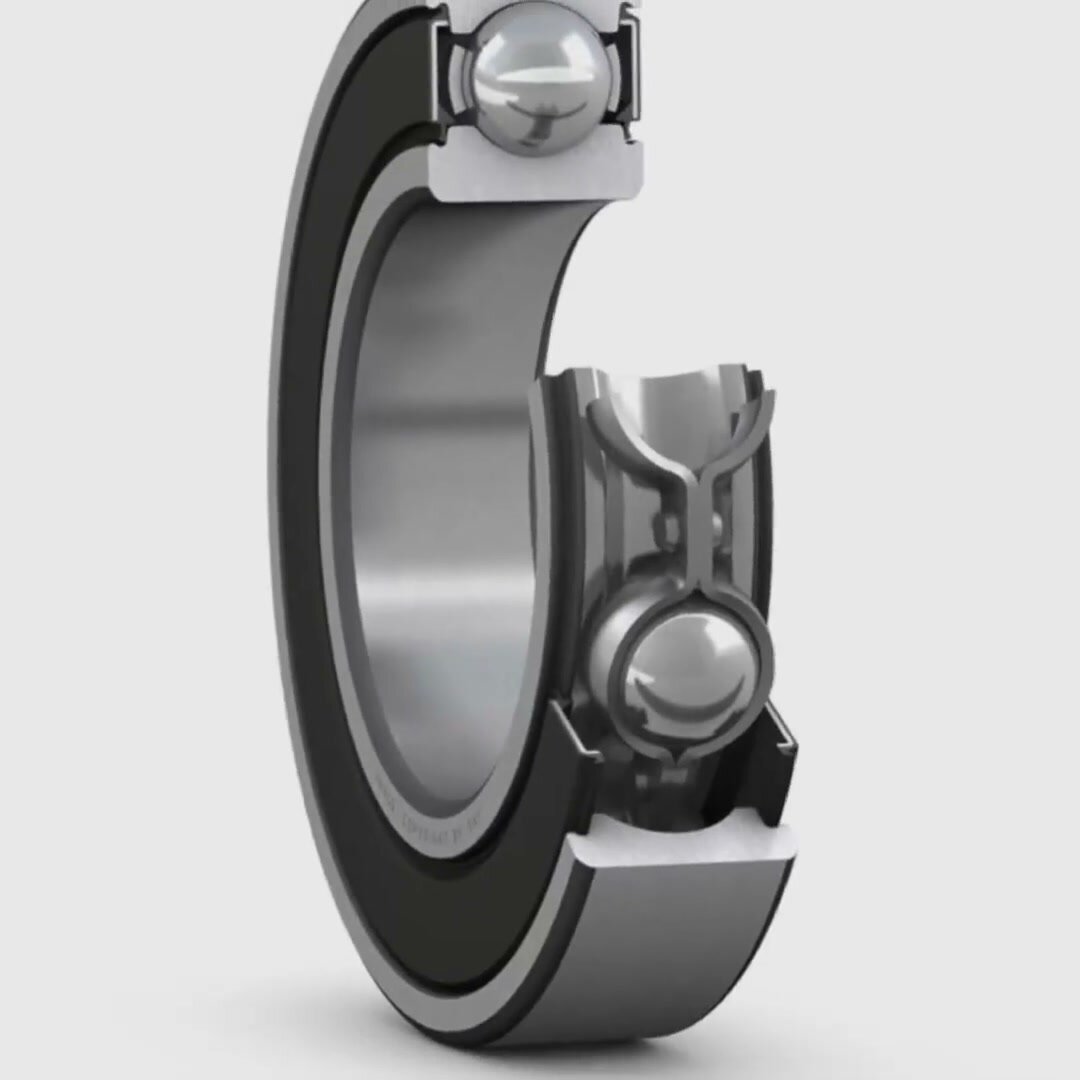 Подшипник SKF 6202-2Z, однорядный, шариковый, радиальный, серый металлик, защита с двух сторон — фото 1