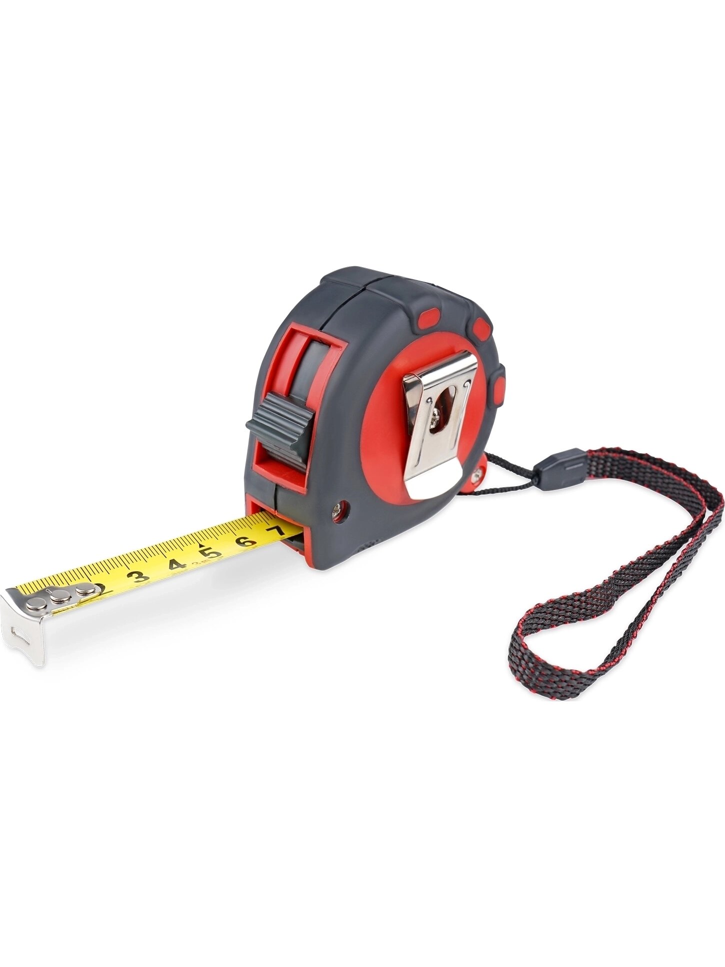 Рулетка AVS MT3016R 3м х 16 мм (1 шт.) - двухкомпонентный ударопрочный корпус эргономичной формы, 3 фиксатора — фото 1